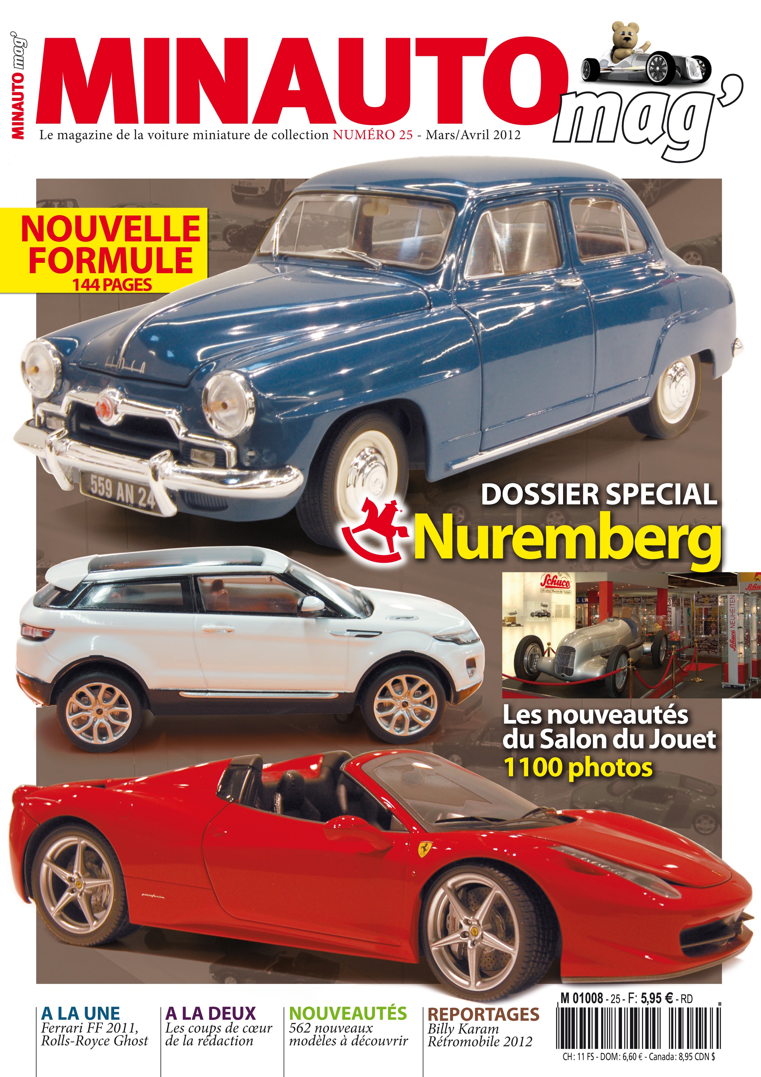 MINAUTO mag' No25 - Magazine de voitures miniatures