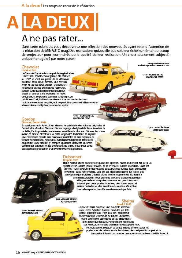 MINAUTO mag' No51 - Le magazine de la voiture miniature de collection