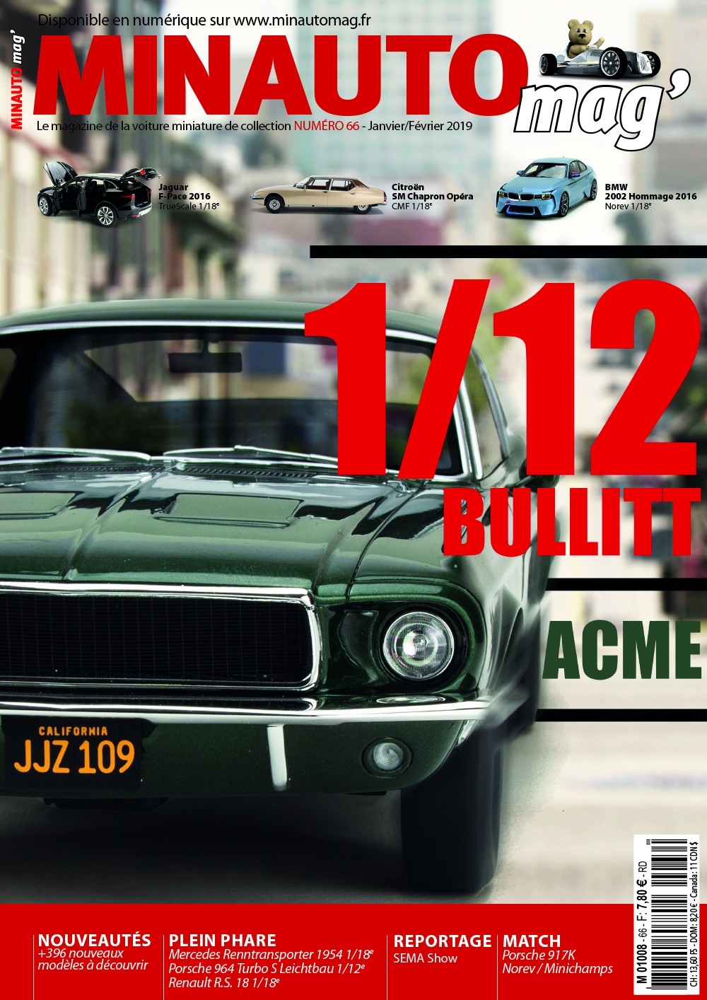 MINAUTO mag' No66 - Le magazine de la voiture miniature de collection